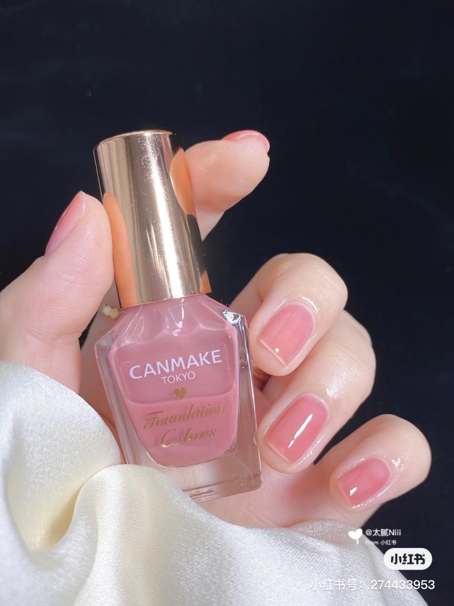 CANMAKE 10款必入自然清透指甲油，超美樱花果冻色超级温柔瞬间让气质UP！