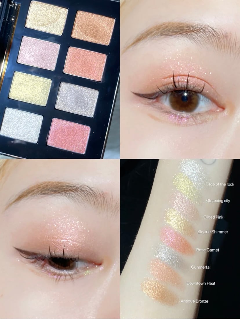 Bobbi Brown圣诞限定「鎏金钻石眼影盘」超圈粉，人气月光石打造女团妆容必备！