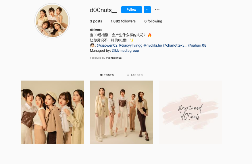 大马 00‘s 女团 d00nuts 出道遭网酸！