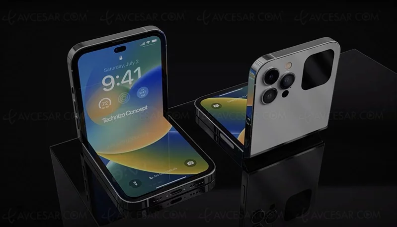 未来力推的机型？！iPhone 15 Flip渲染图曝光引发网友热议，有可能在2023年推出？！