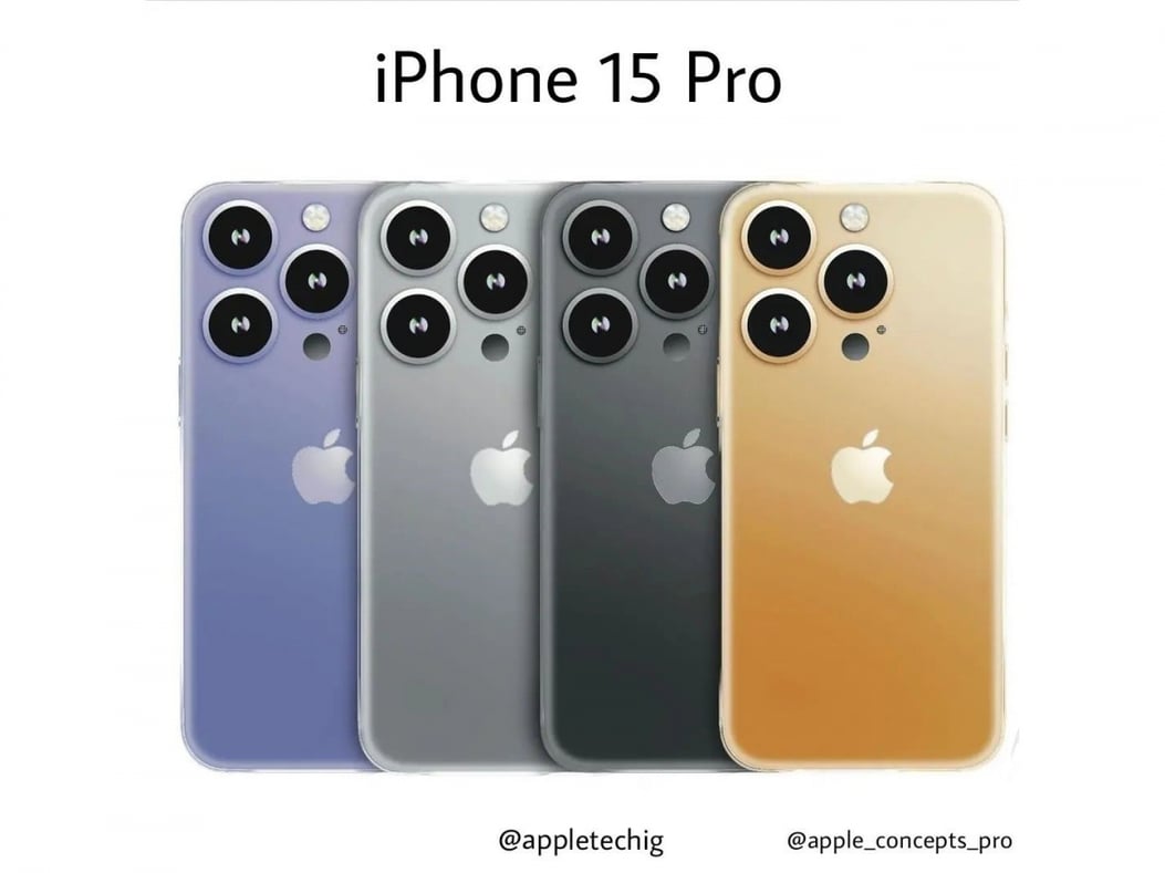 iPhone 15标准版「概念图」曝光，没有太大的惊喜？！外媒曝iPhone 15 Pro则会有诸多巨大的升级？！