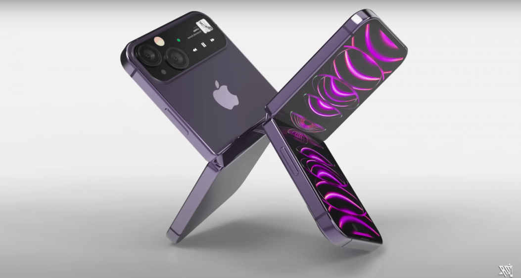 iPhone15 Flip折叠机终于要「惊世亮相」，上下折叠萤幕设计值得期待？！5种梦幻配色「玫瑰红+神秘紫」渲染图曝光！