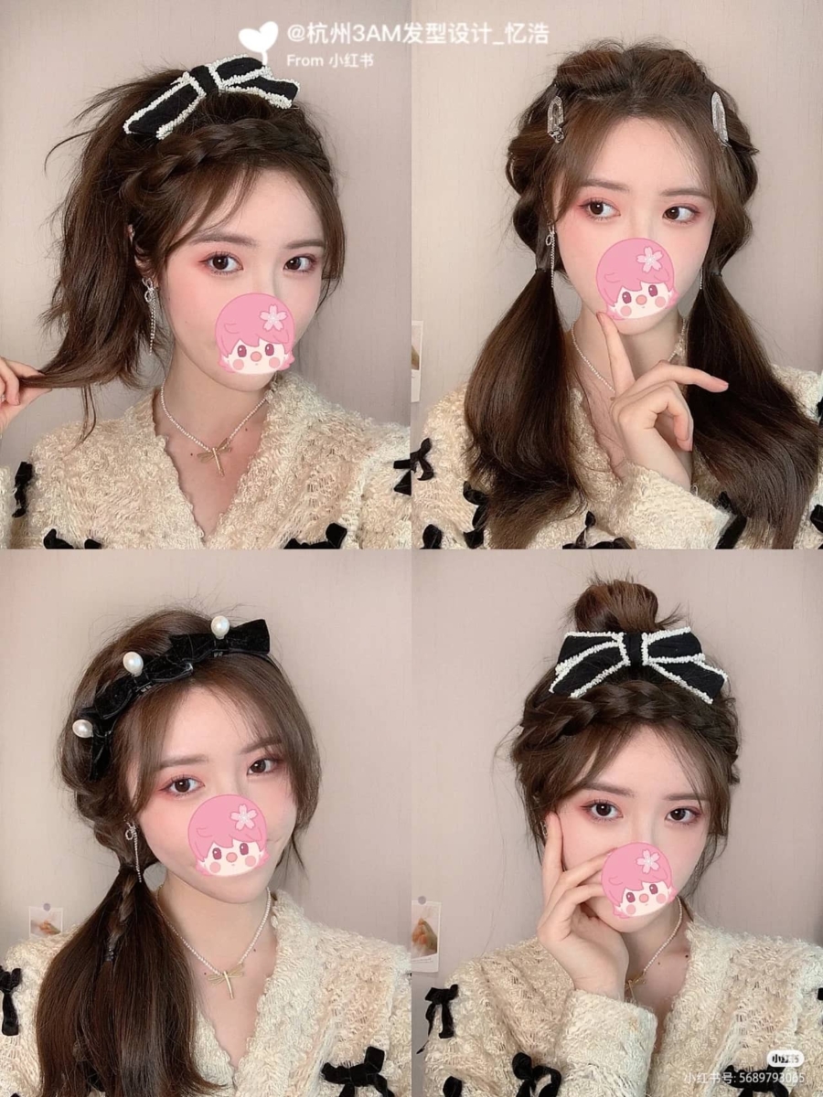 手残党也能学会！4款温柔「麻花辫」编发教程，「甜美双马尾+麻花辫丸子头」出门逛街+约会更显气质～