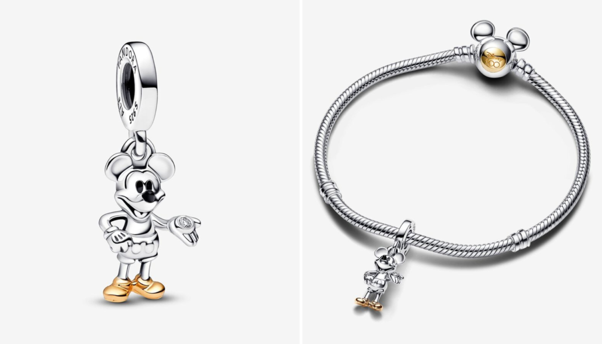 Pandora x Disney 100 周年限定系列，精致卡通吊坠虏获少女心